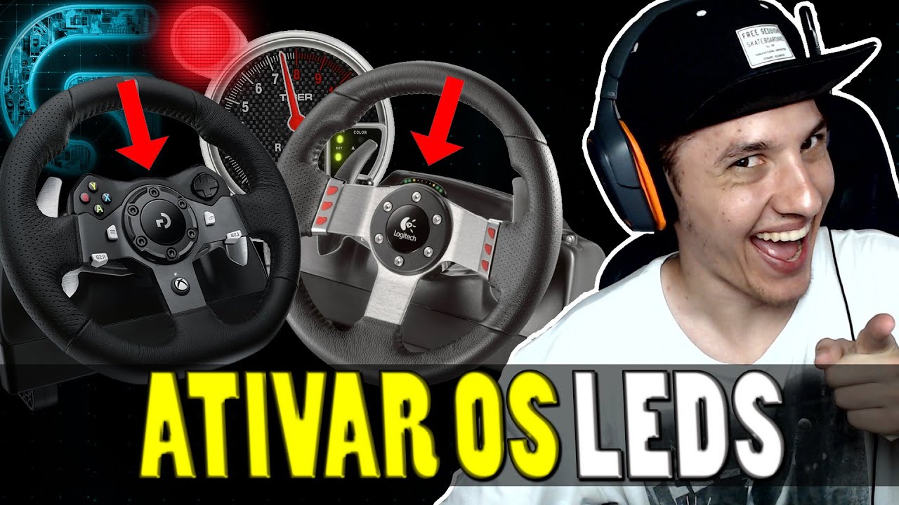 Como ATIVAR os LEDS do Volante LOGITECH G27 - YouTube