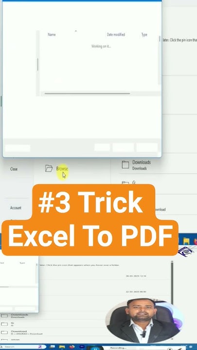 Excel To PDF ! How Create PDF file in Excel? #excel #pdf #smallpdf #pdfdocument #convertpdf ...