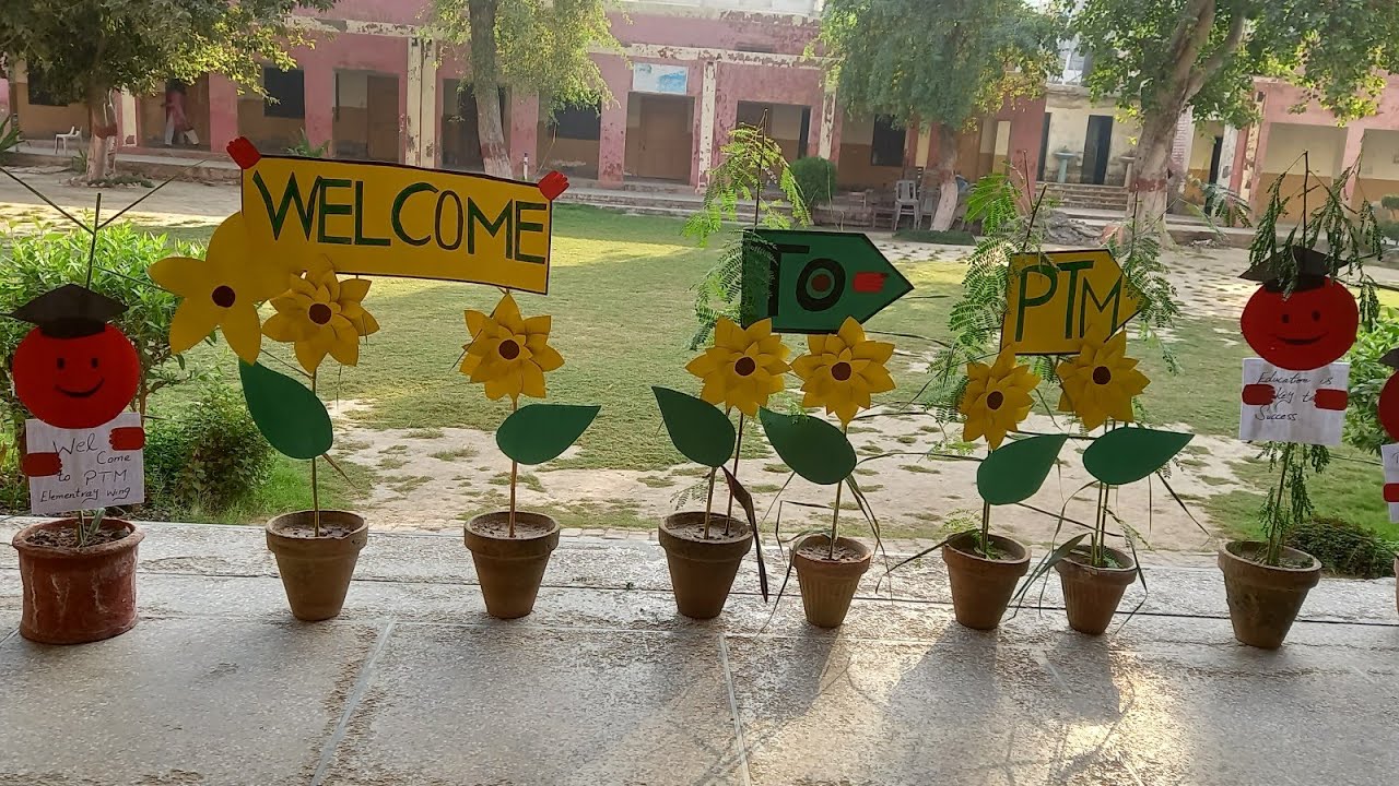 Parents Teachers Meeting/PTM decoration ideas/Divisional Public School ...