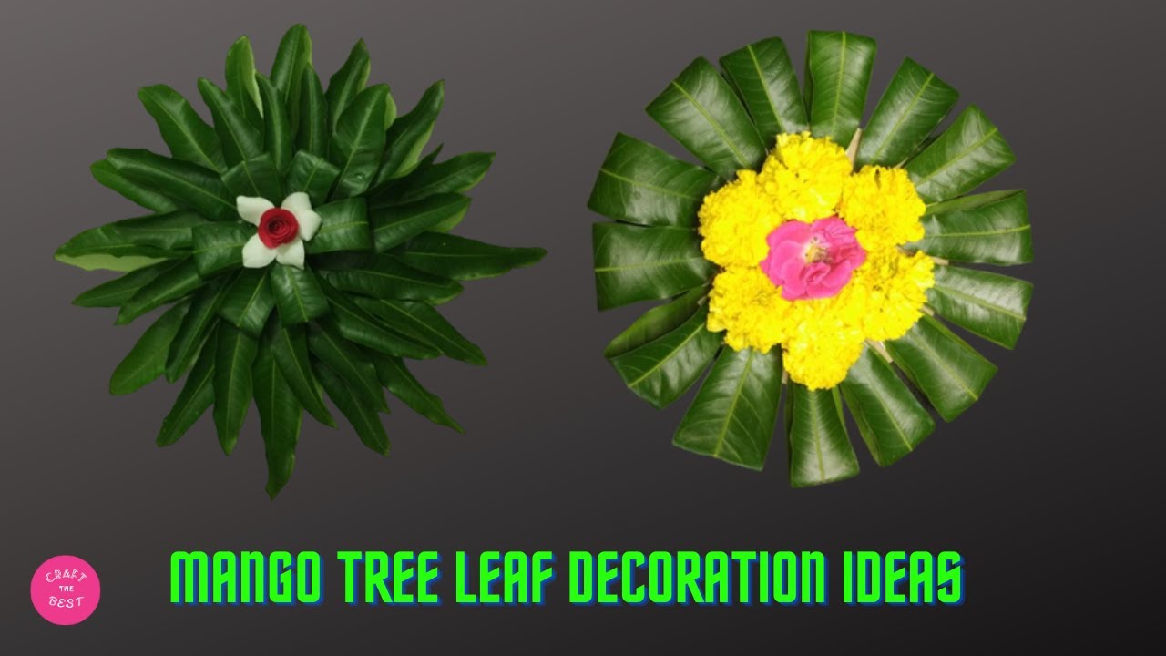 Mango Tree leaf Decoration Ideas | Home Decoration Ideas | Tree leaf ...