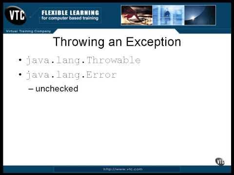 44.Java Certification-Chapter06.Flow Control-Lesson8.Throwing an ...
