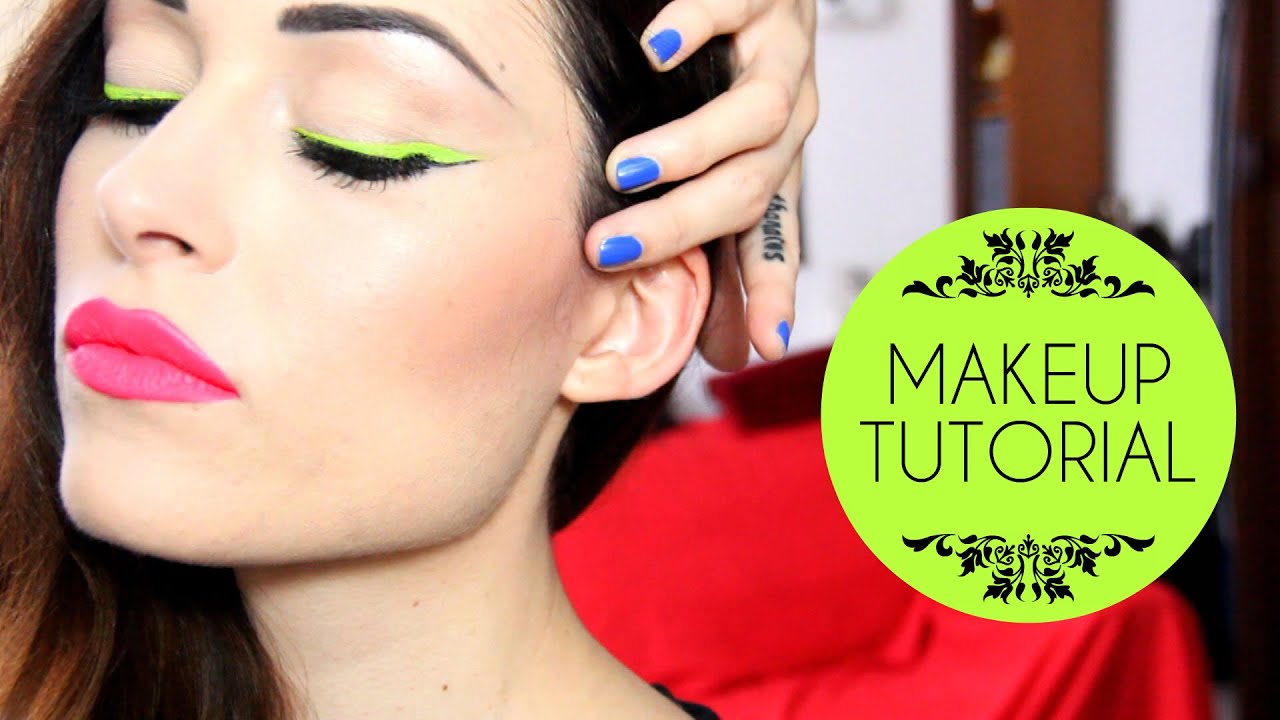 FLUO EYELINER Makeup Tutorial CON TWIST FINALE! (FACILISSIMO ...