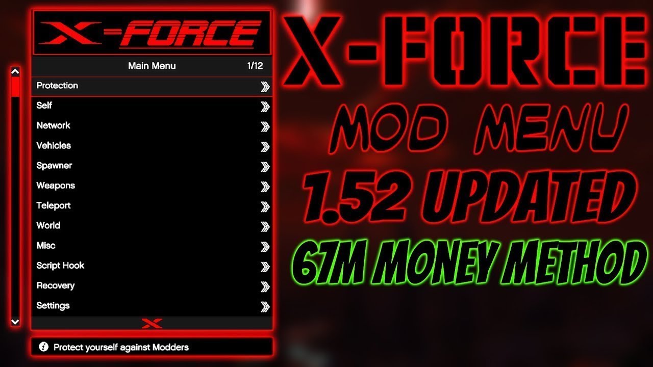 XFORCE MENU SHOWCASE *NEWEST*| GTA ONLINE - YouTube