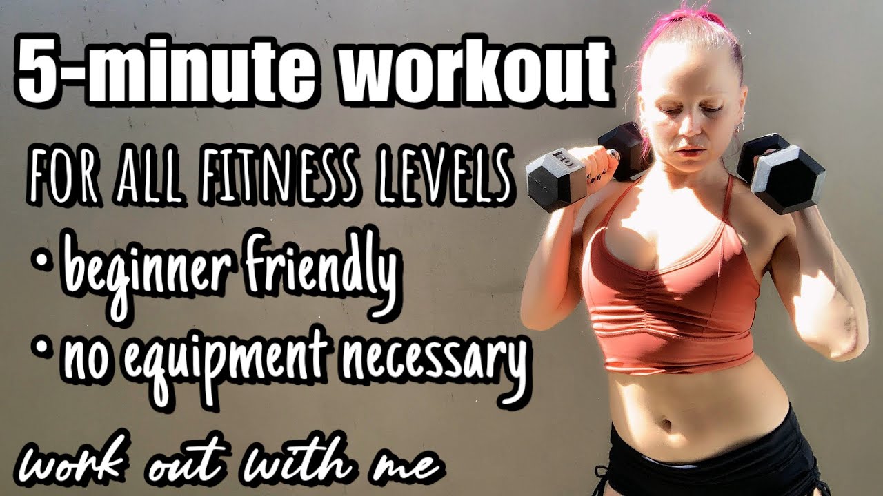 5-minute workout for all fitness levels #beginnerfriendly # ...