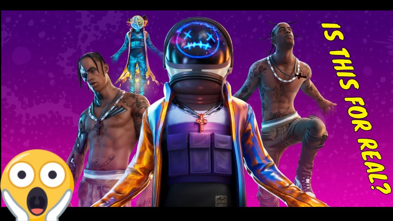 WEIRD, RANDOM, RARE TRAVIS SCOTT SKIN FORTNITE GLITCH! - YouTube