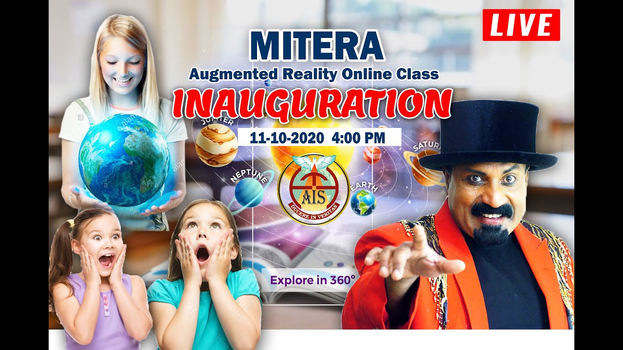 Mitera Augmented Reality Online Class | Inauguration | Live | 11-10-2020 | 4:00 pm - YouTube