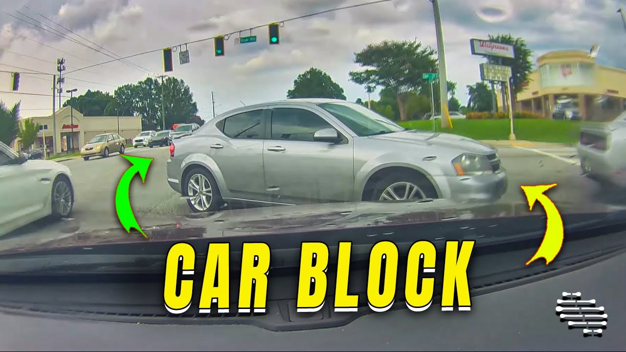 Cars Block Intersection Leading to Congested Situation - YouTube