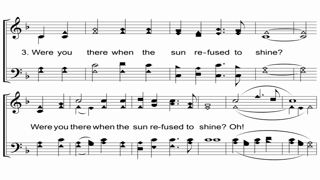 Were You There? - A Cappella Hymn - YouTube