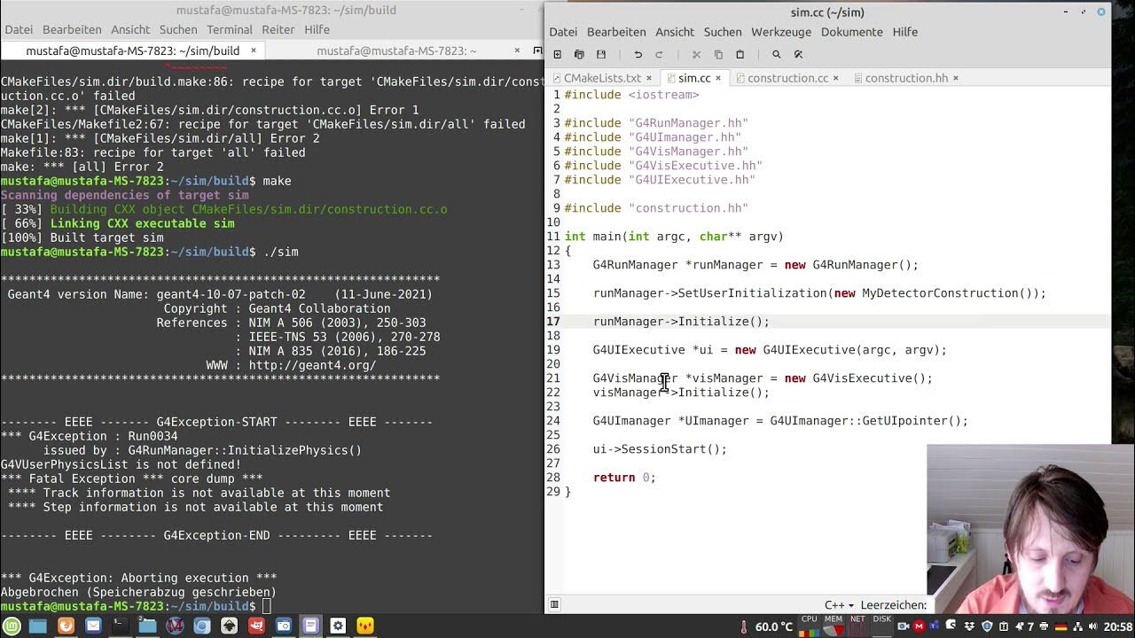 Geant4 Tutorial 3: Adding Detector Construction - YouTube