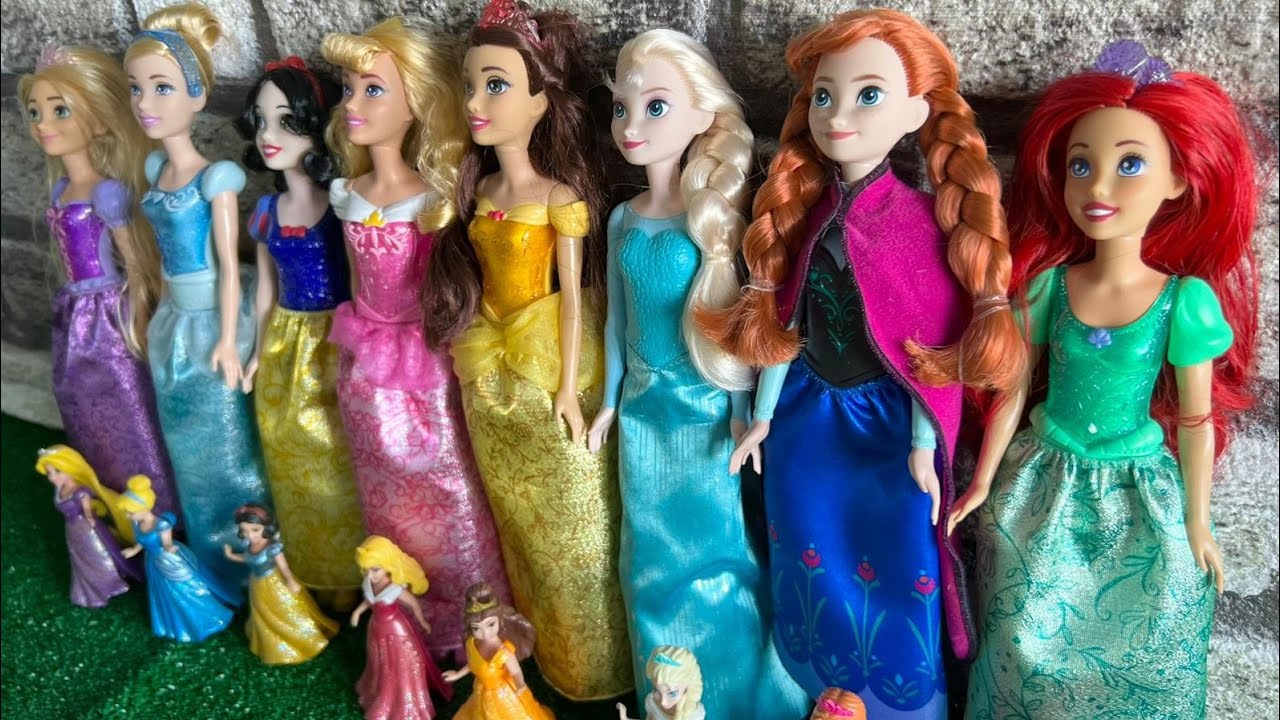 Looking For Disney Princess, Mix Rainbow Dress! 9 MYSTERY SURPRISES ...