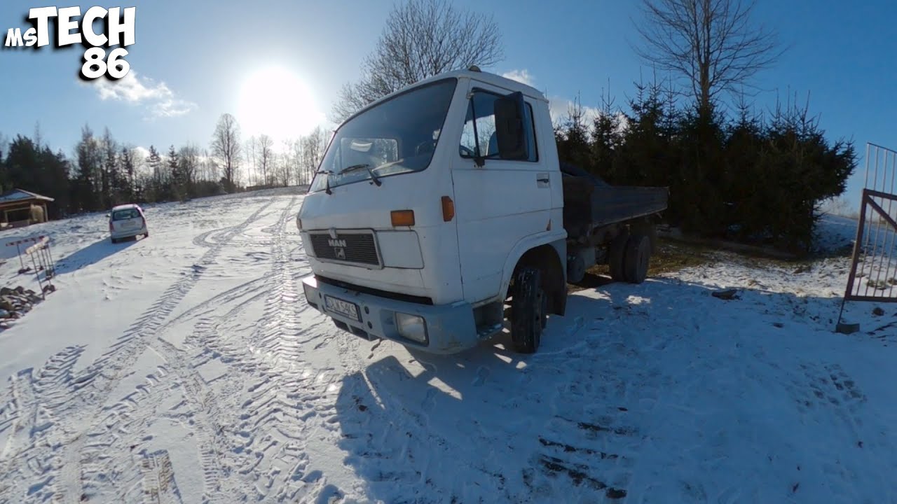 MAN 8.150 - Transport Of Wheels And Tires To A Tractor - Timelapse ...