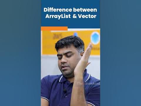 Difference Between ArrayList & Vector | Java Interview Question | #shorts #kiransir - YouTube