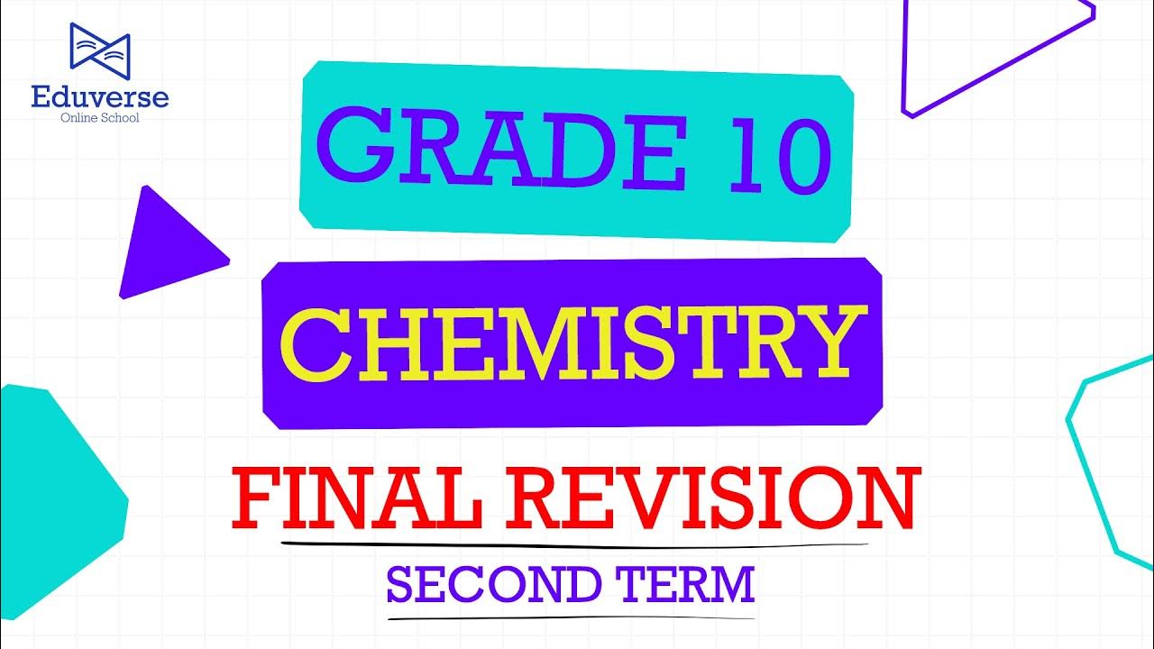 Grade 10 | Chemistry | Exam Revision | Second Term - YouTube
