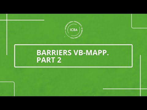 Barriers VB MAPP Part 2 - YouTube
