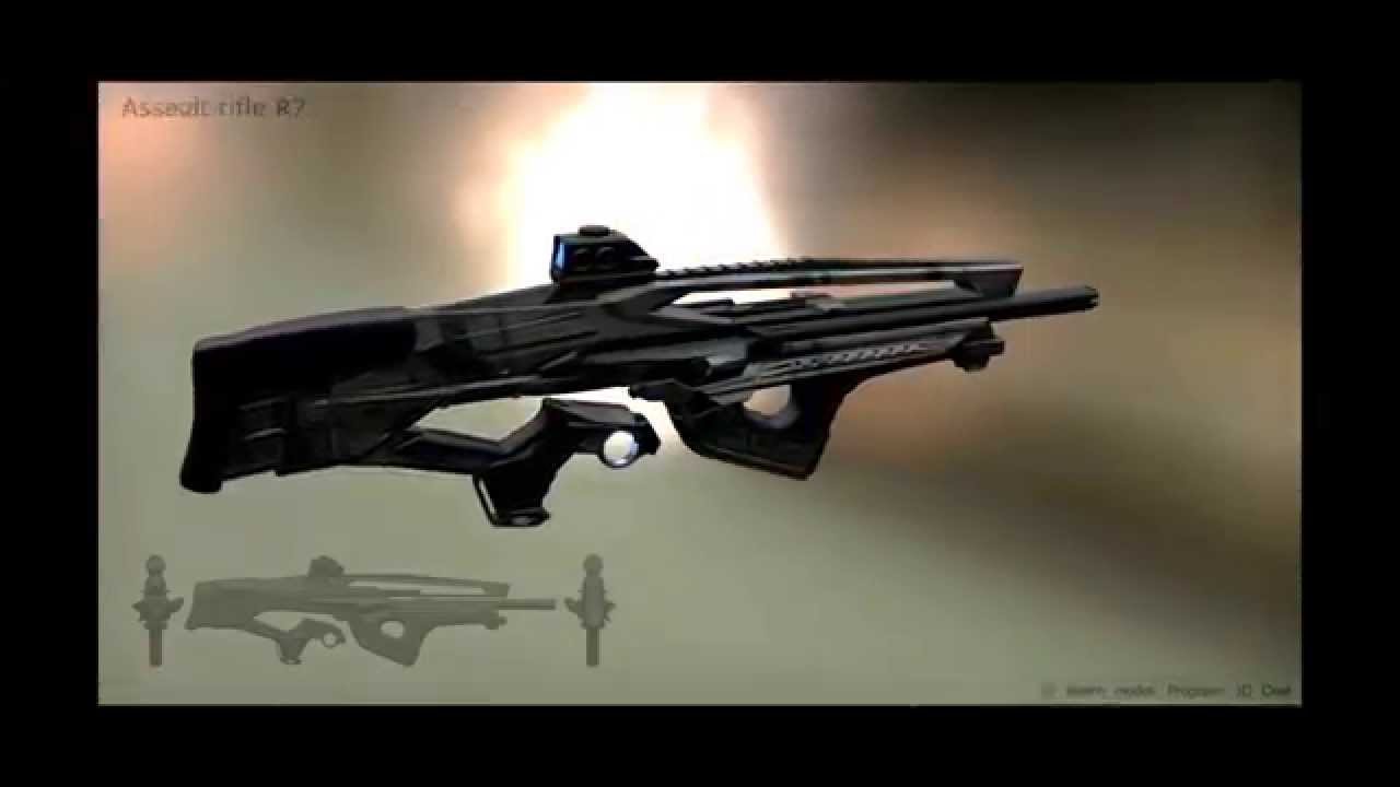 Assault rifle R7 - YouTube