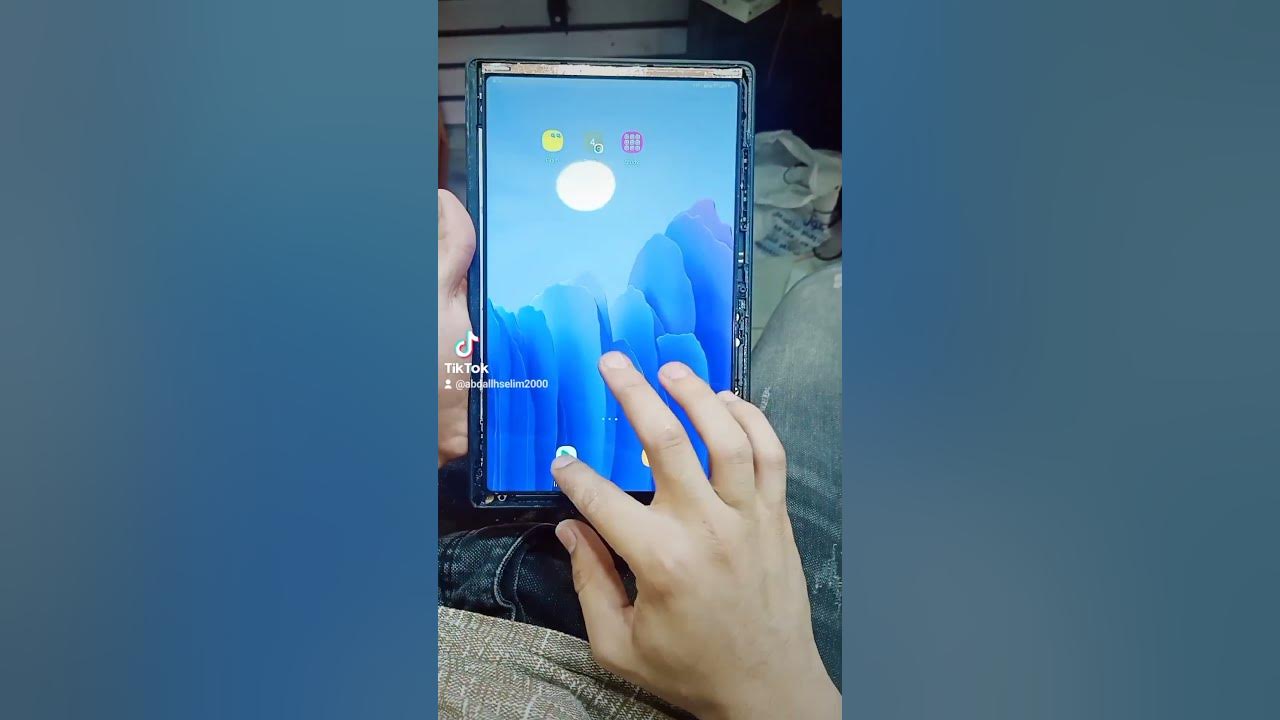 تغيير باغه تابلت سامسونجa7 تاب الثانويه العامه تاب المدارس تاب A7
