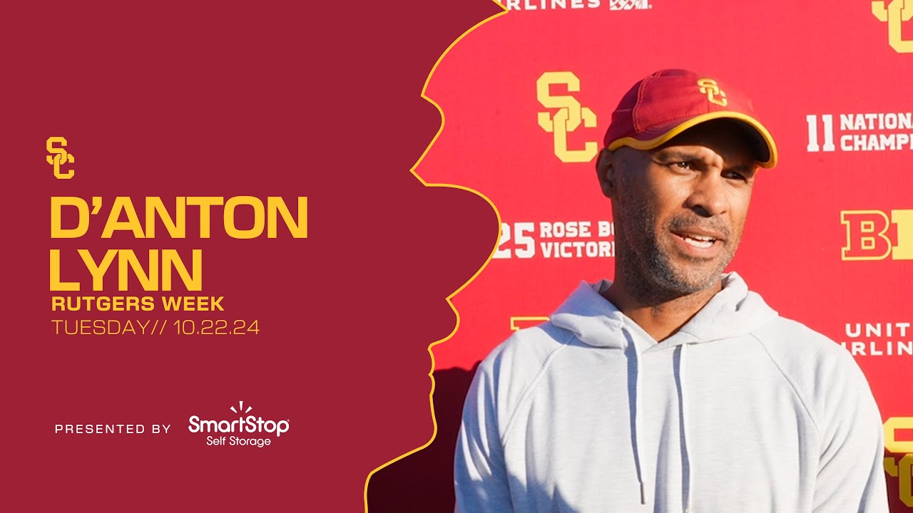 USC DC D'Anton Lynn | Tuesday of Rutgers Week - YouTube
