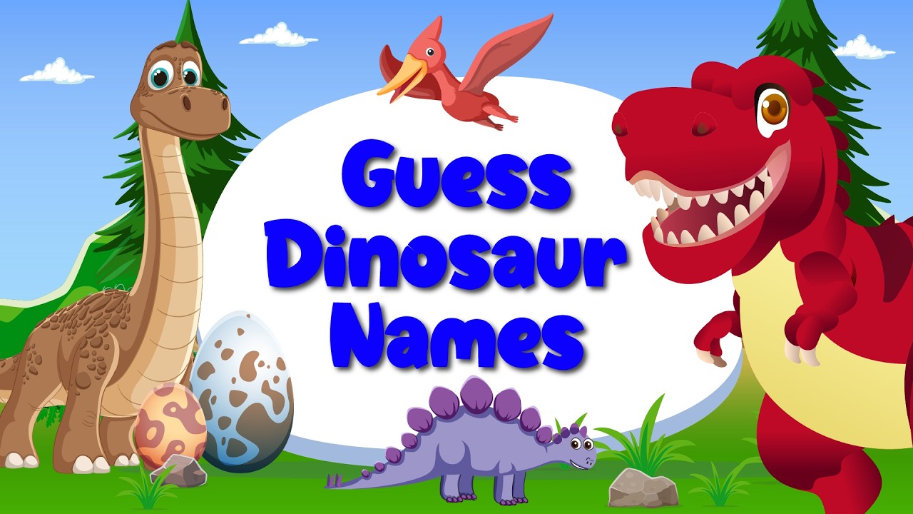 🦕 Guess the Dinosaur Names! 🦖 | Dino Fun for Kids - YouTube