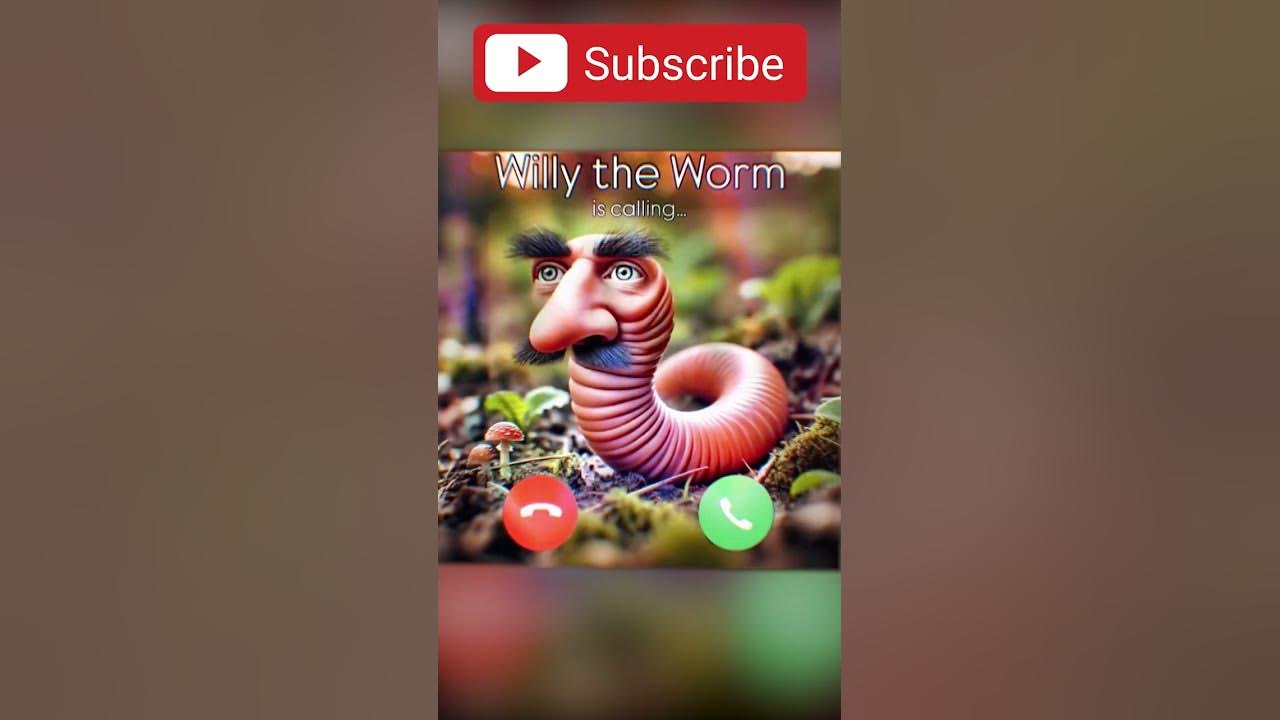 Willy the worm is calling #shorts #newyear - YouTube