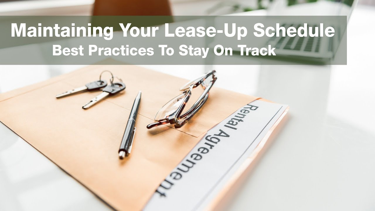 How To Maintain A Lease Up Schedule In Self- Storage - YouTube
