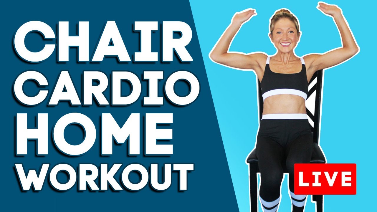 Chair Cardio Home Workout Party 💪 - YouTube