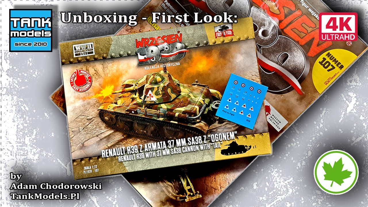 Unboxing 270 - First Look - Renault R39 w/Tail - FTF PL1939-107 - YouTube