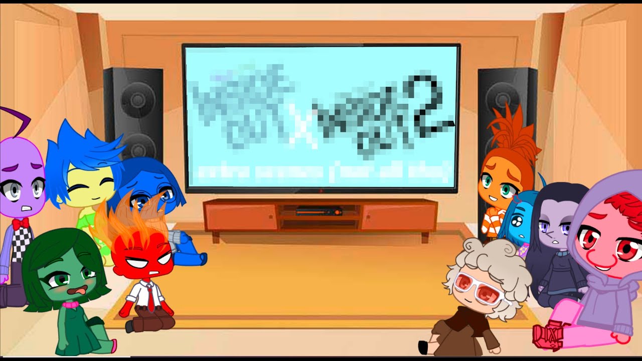 Inside Out (Gacha) - (Riley's) emotions react to extra scenes outside ...