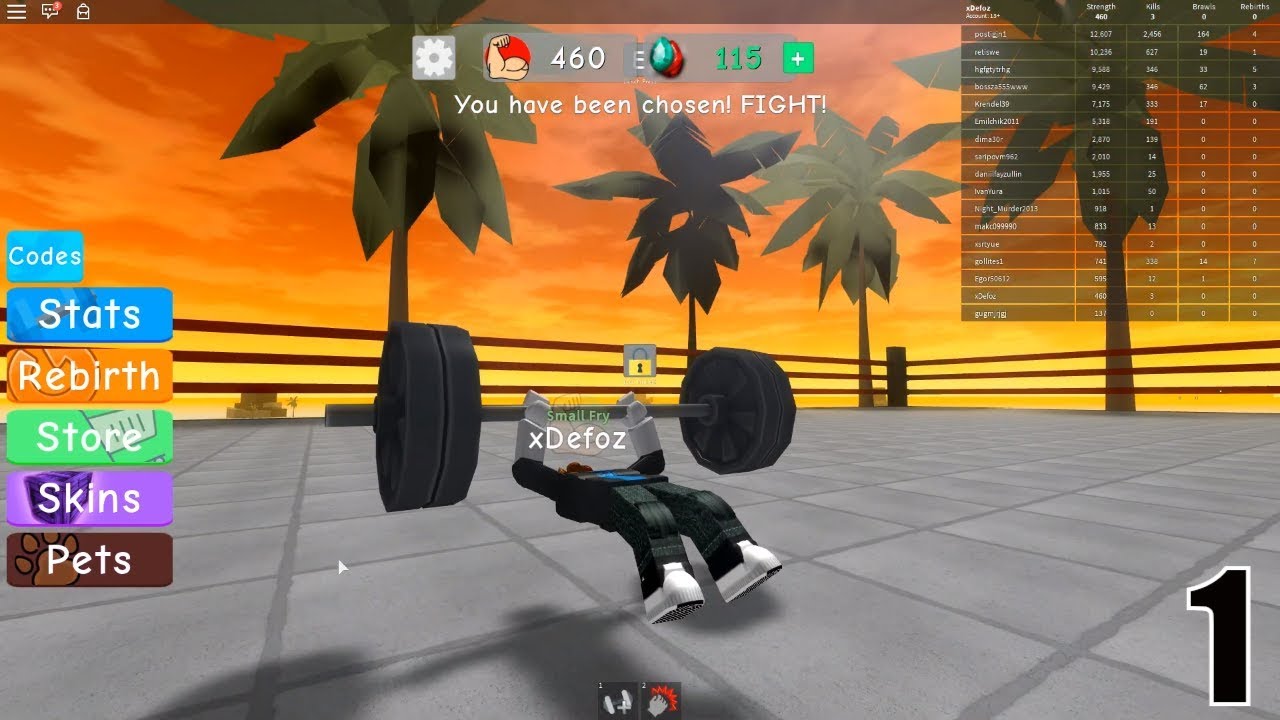 ROBLOX - Gameplay Walkthrough Part 1 - Weight Lifting Simulator 3 - YouTube
