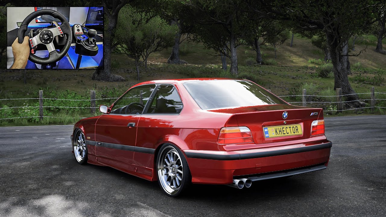 Forza Horizon 5 - BMW M3 E36 | Steering Wheel + Shifter Gameplay - YouTube