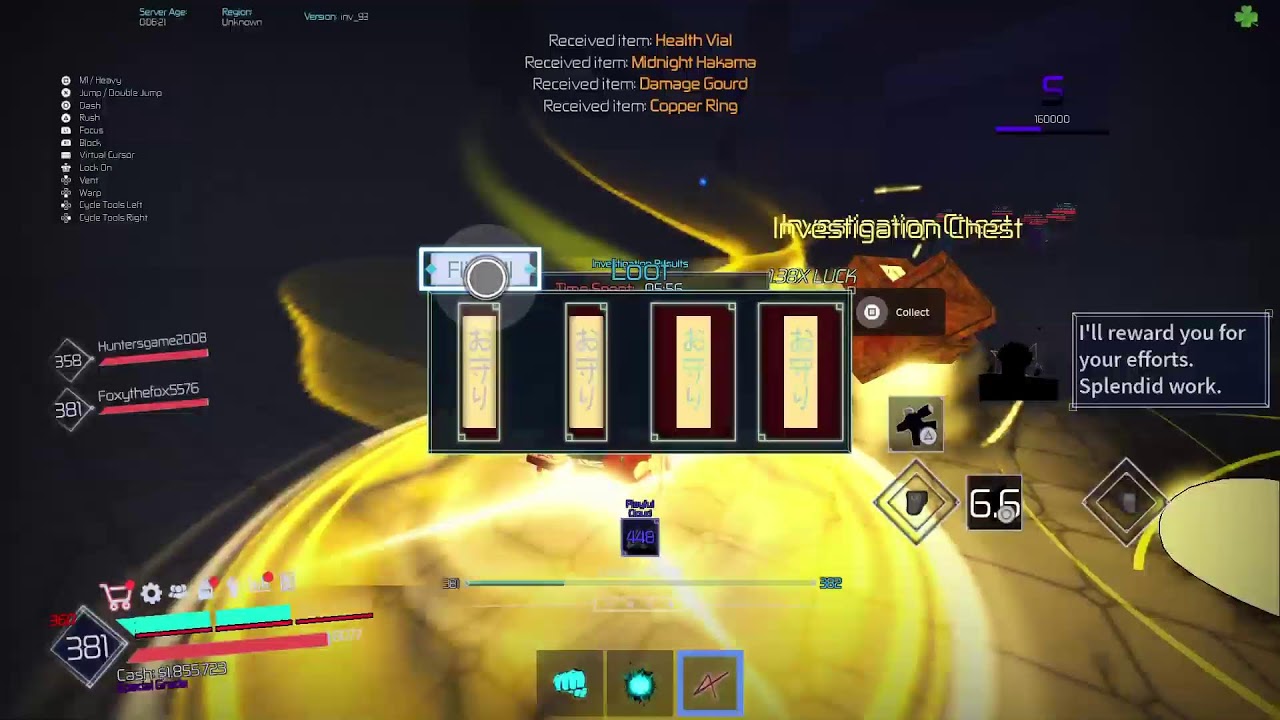 Jujustu Infinite Chest grinding - YouTube