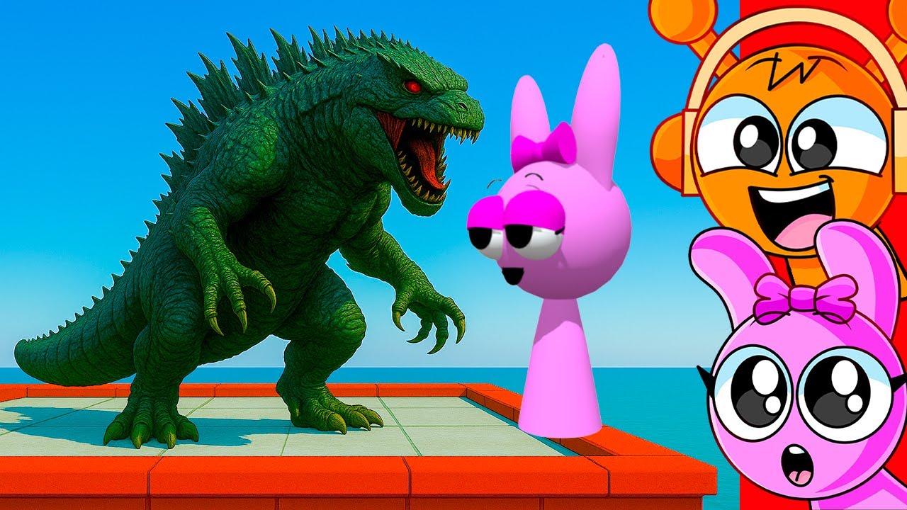 PINKI vs MONSTERS in REAL LIFE! - YouTube