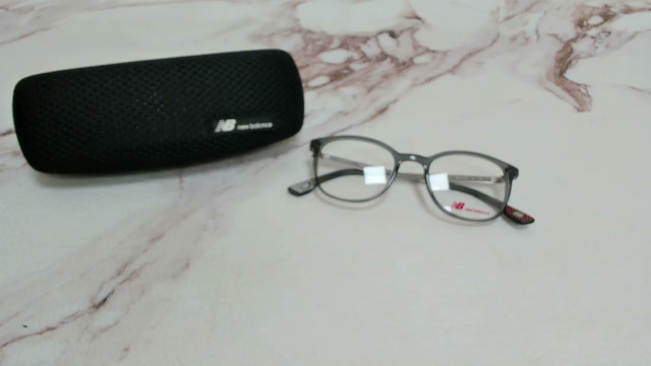 New Balance Eyeglasses Model- NB512 Color- 5 Grey Crystal - YouTube