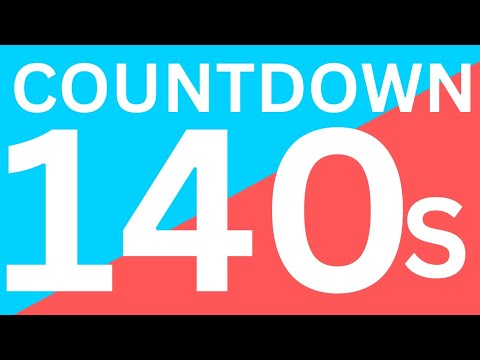 140 seconds timer ⌛ (one hundred forty seconds timer) - YouTube