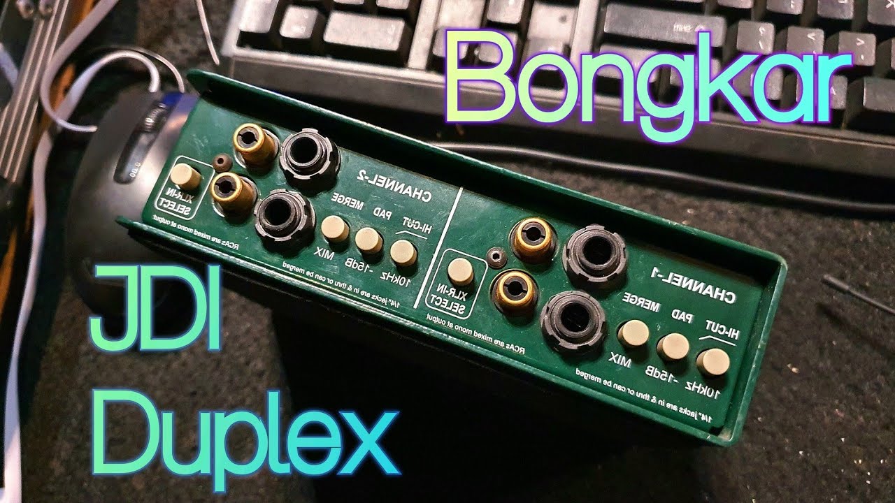 DI Box Pasive JDI Duplex Jack Female Terlepas Dari Dudukannya... Isinya Apa Ya? - YouTube