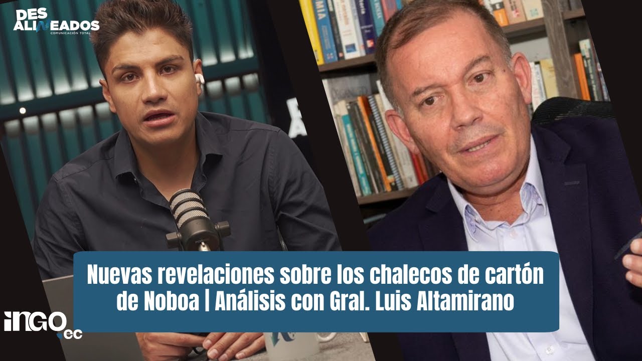 Nuevas revelaciones sobre los chalecos de cartón de Noboa | Análisis ...