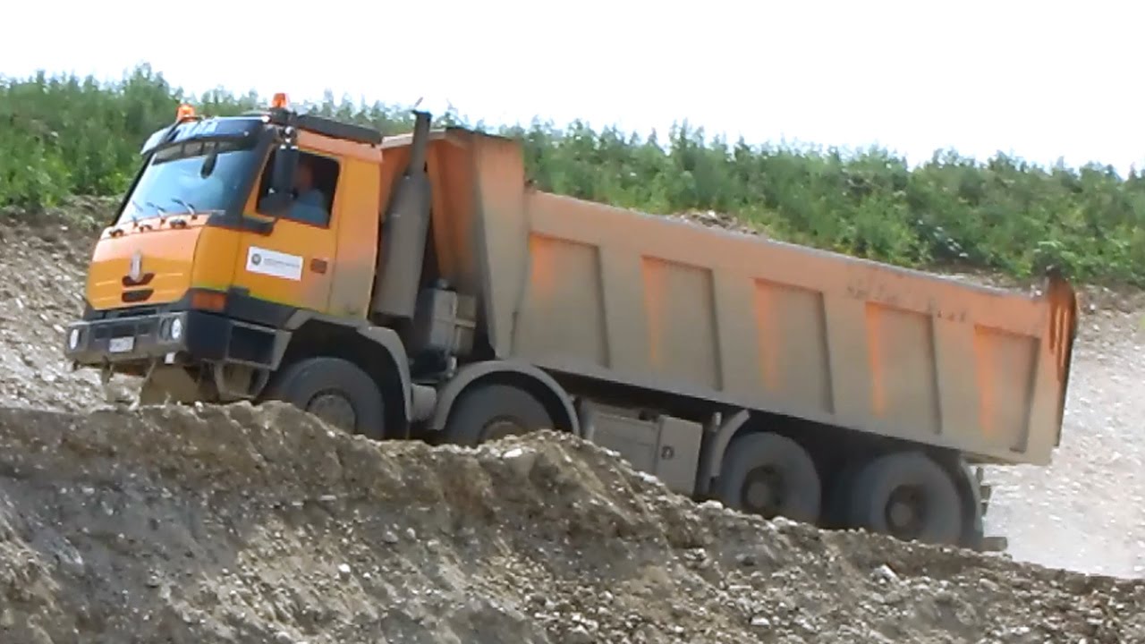 TATRA Terrno1 8x8 - výjazd zo štrkovne - YouTube