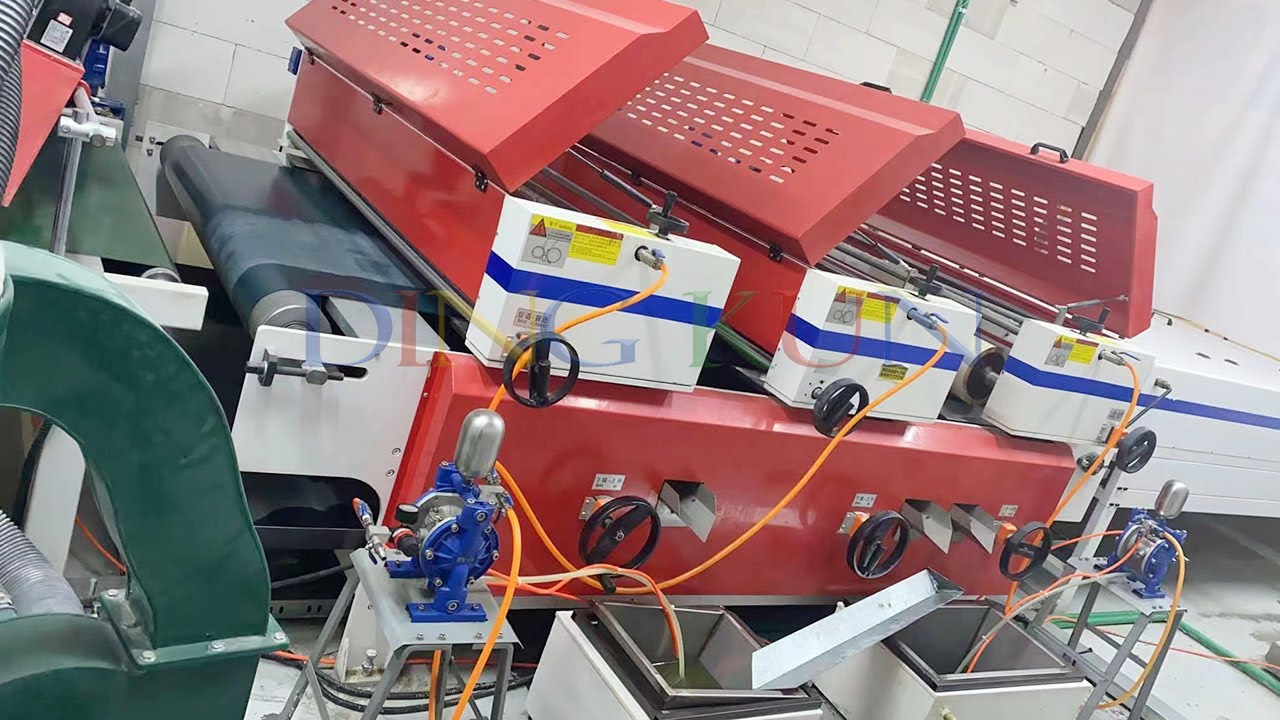 UV Coating Machine Line - YouTube