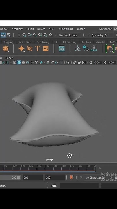 3d pillow || autodesk maya tutorial - YouTube