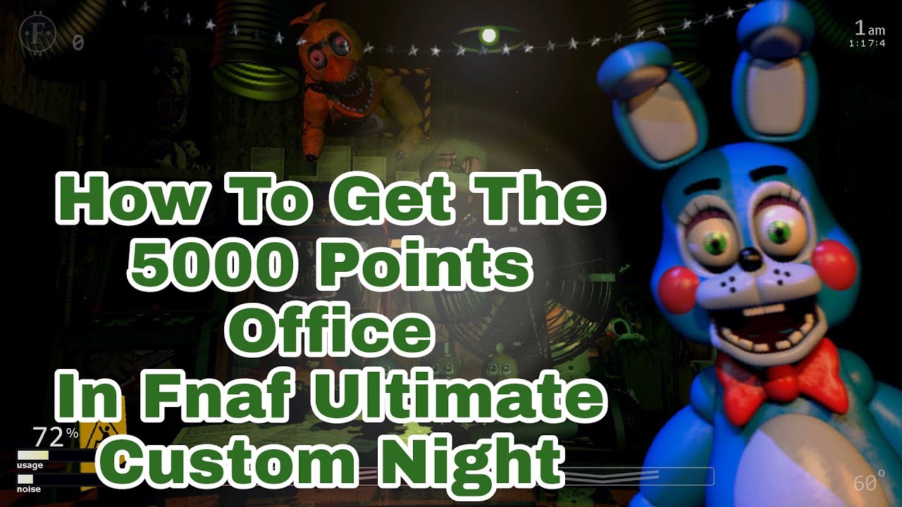 How To Get The 5000 Points Fnaf 3 Office In Fnaf Ultimate Custom Night ...