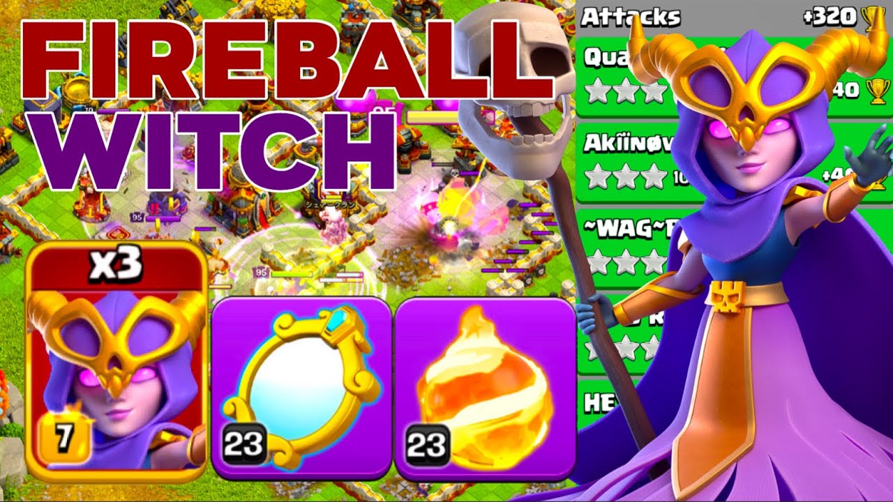 Super Powerful: TH16 Warden Fireball + Druid Super Witch Smash Legend ...