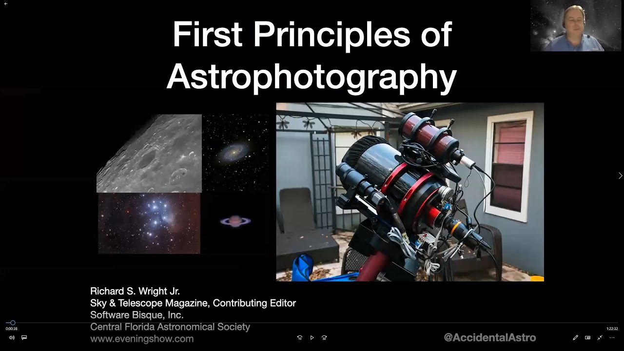 First Principles of Astrophotography by Richard S. Wright Jr. - YouTube