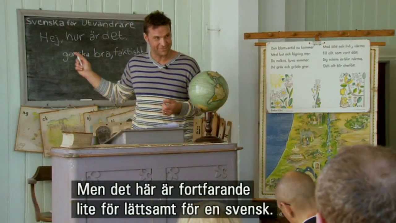 Professor Anders teaches Swedish to Americans with Swedish heritage ...