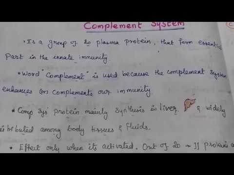Complement System - YouTube