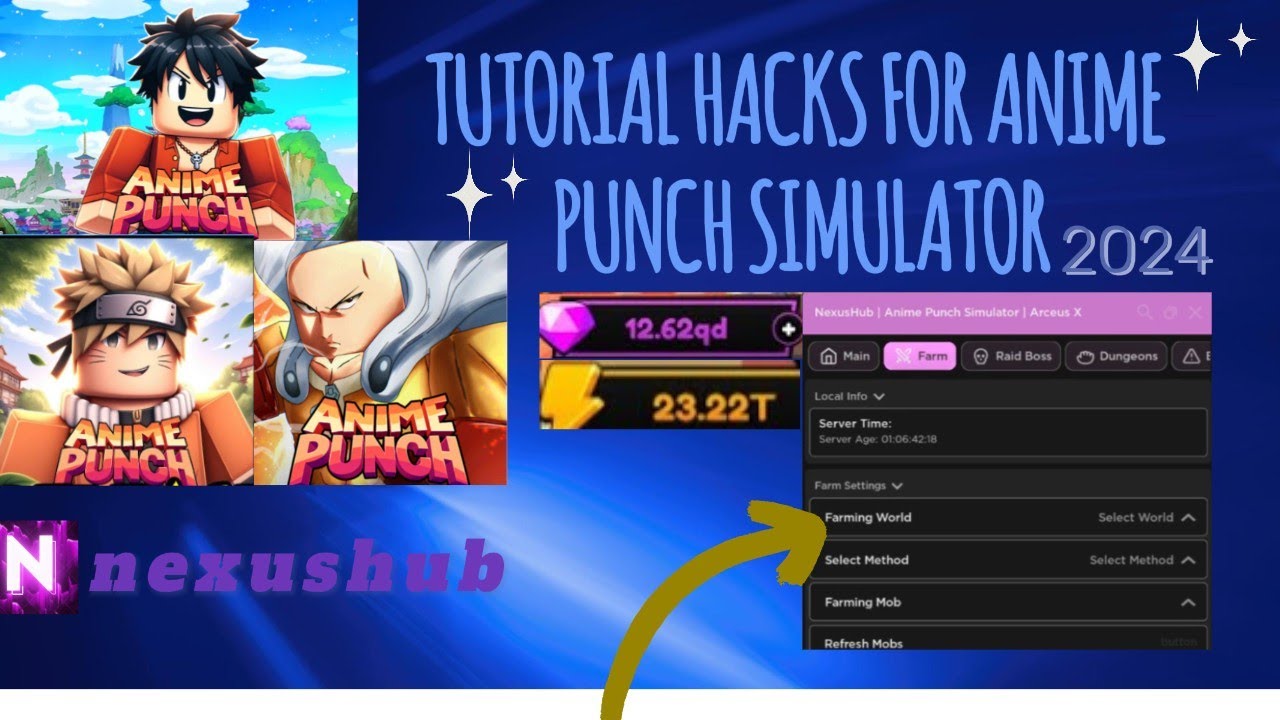 NexusHub | Anime Punch Simulator Script 2024 | Tutorial Included - YouTube