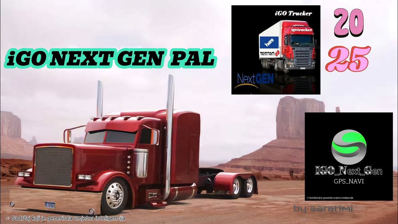 iGO NEXT GEN PAL Android 14 navi bez interneta - YouTube