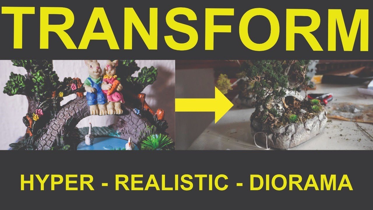 DIY: Transform Dollarstore Easterbunny into Hyper realistic diorama ...