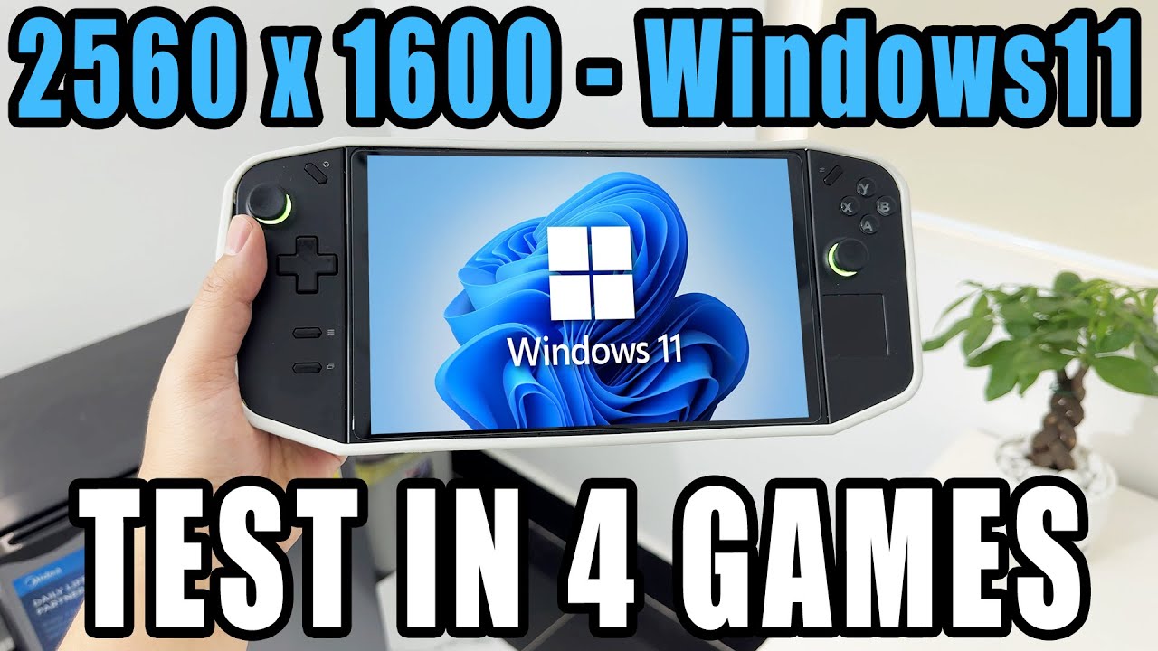 LEGION GO: Gaming at 1600P on Windows 11 | Tested in 4 Games - YouTube