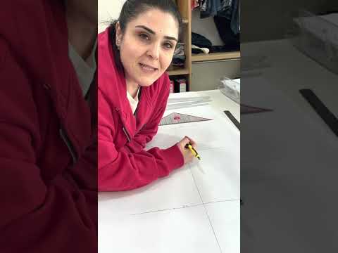 Pratik Yöntemle Elde Kalıp - Klasik Denim Pantolon #pantolon #bazkalıp