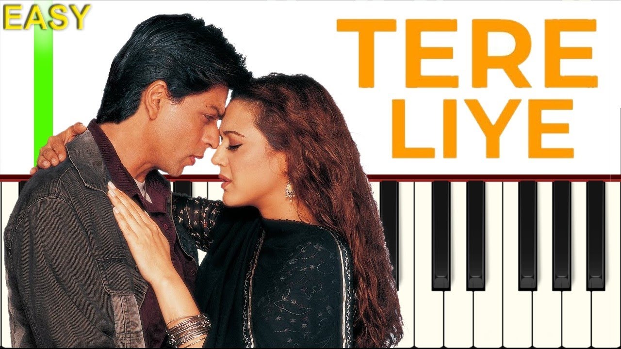 Tere Liye Easy Piano Tutorial - YouTube