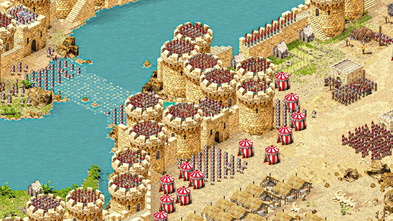 River Crossing LAST STAND Against EXTREME Invasion - Stronghold ...